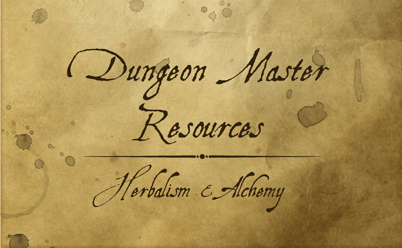 DM Resources: Herbalism and Alchemy – Coffee Cartography